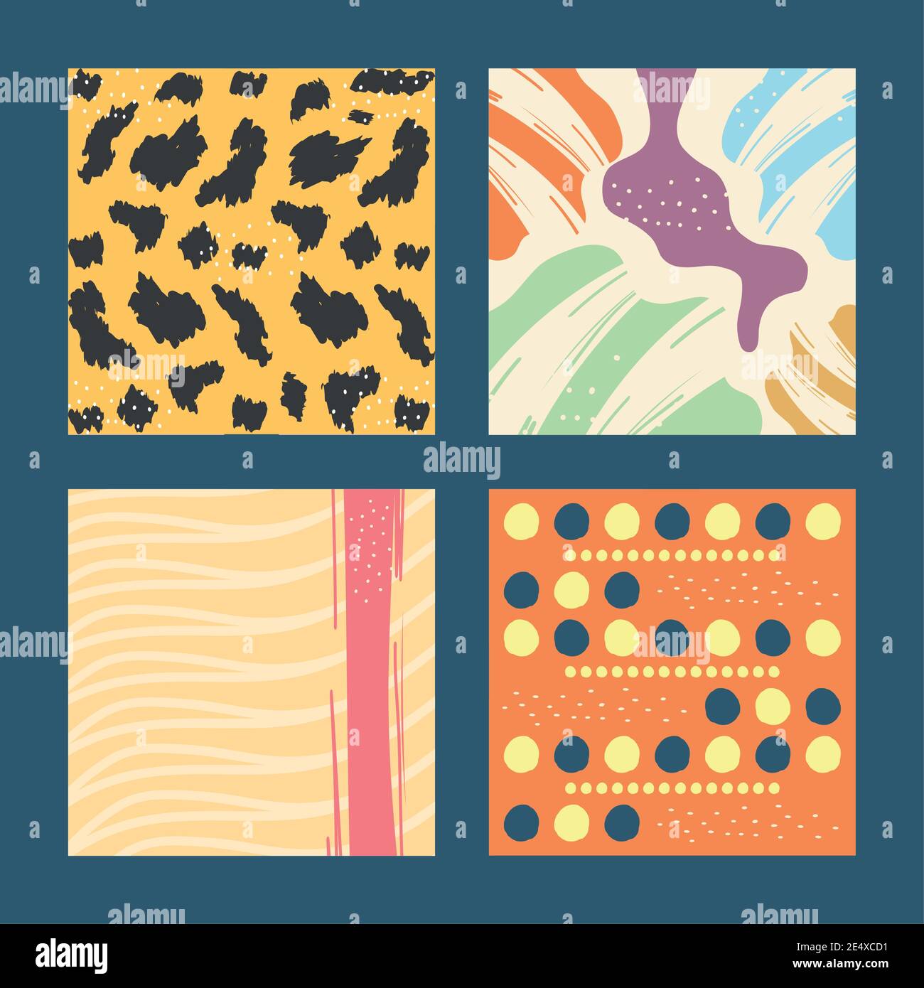 Abstract pattern backgrounds icon collection design, Art and wallpaper ...