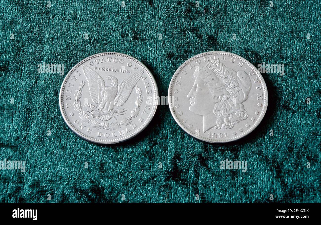 Usa coin 19th century hi-res stock photography and images - Alamy