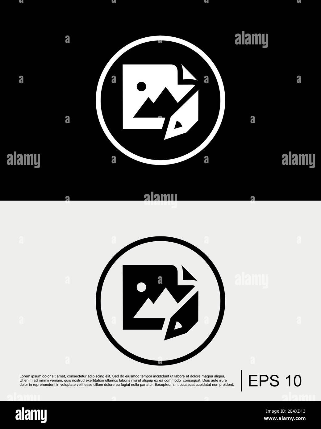 Draw Picture Icon Template Stock Vector Image & Art - Alamy