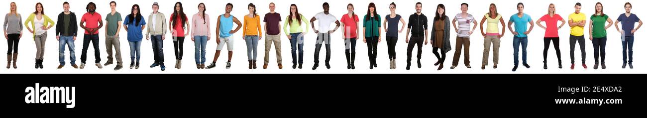 Large group of young people smiling happy multicultural multi ethnic ...