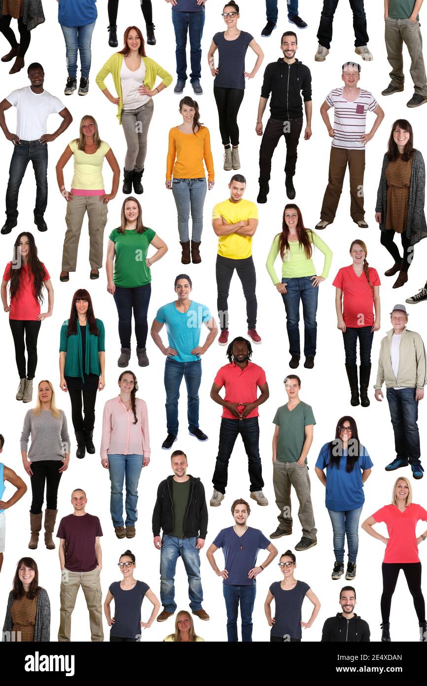 Group of young people background smiling happy multicultural multi ...