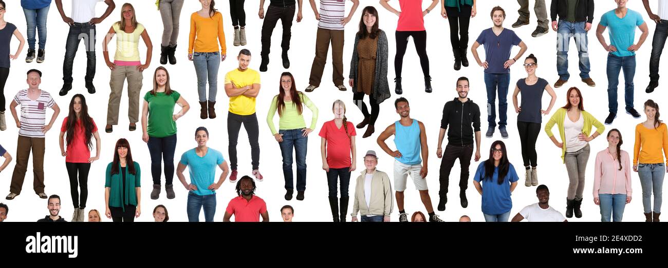 Group of young people background smiling happy multicultural multi ...