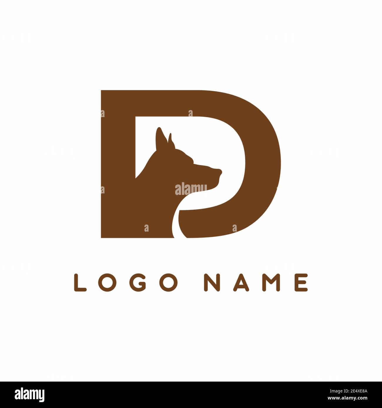 D pet logo hi-res stock photography and images - Alamy