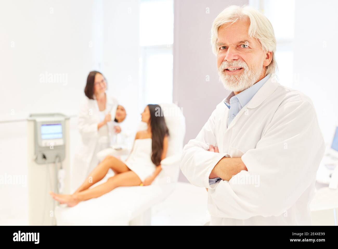 Successful doctor as a specialist in aesthetic surgery in the doctor's ...