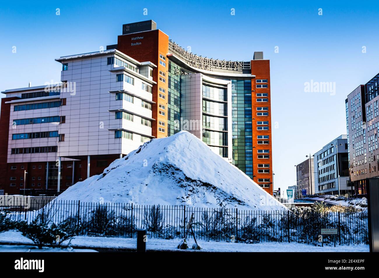 Birmingham, West Midlands, UK. 25th January 2021 - A mound of ...