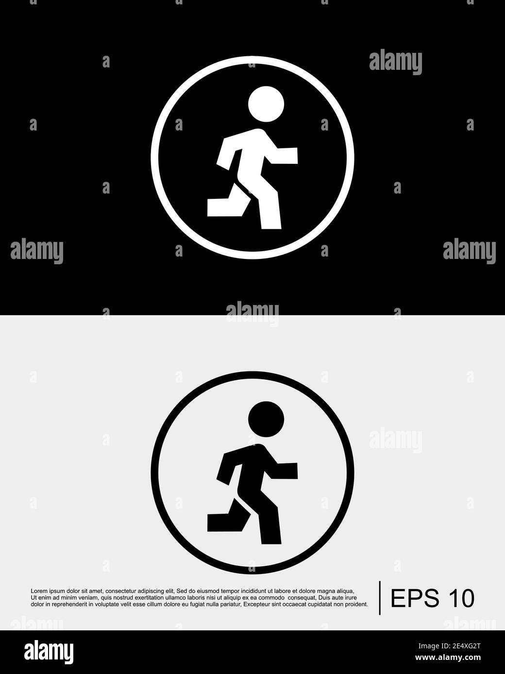 Woman running character athlete Stock Vector Images - Alamy