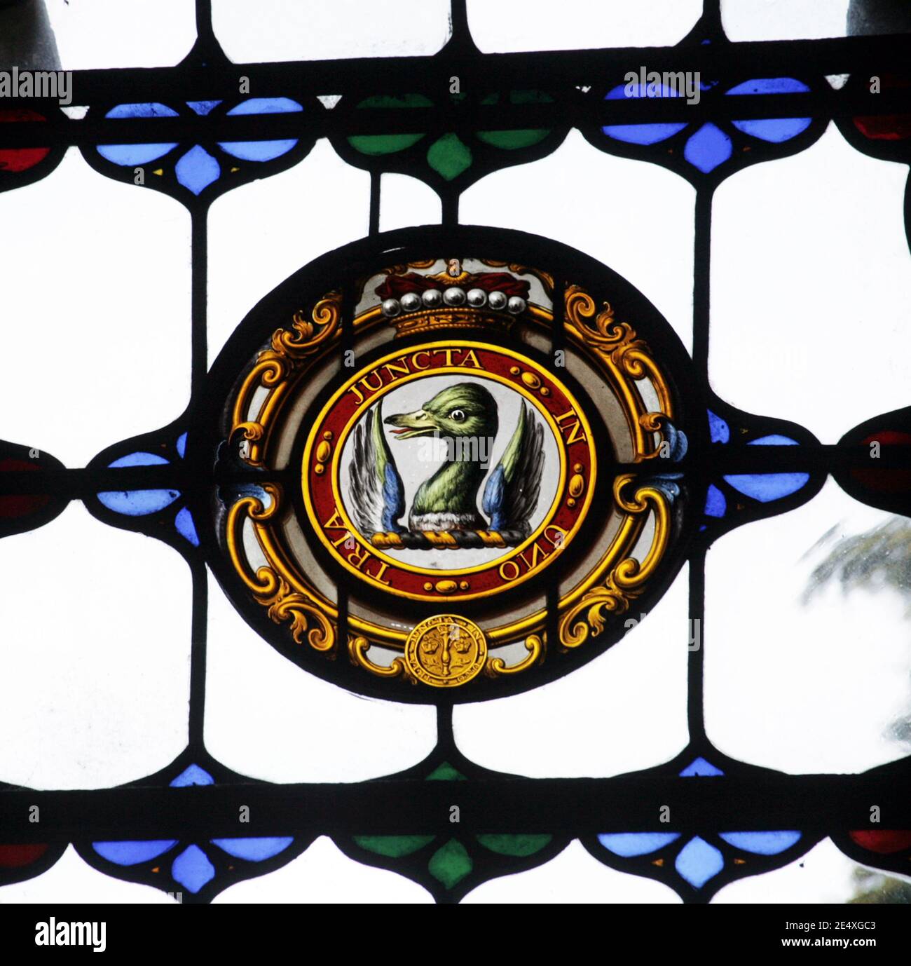 Crest of William Bateman-Hanbury of Shobdon, Herefordshire. 1st Baron ...