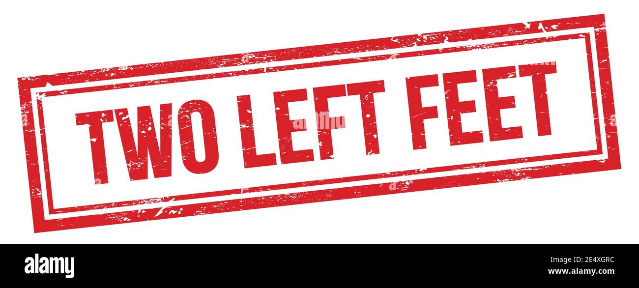 Two left feet stamp hi-res stock photography and images - Alamy