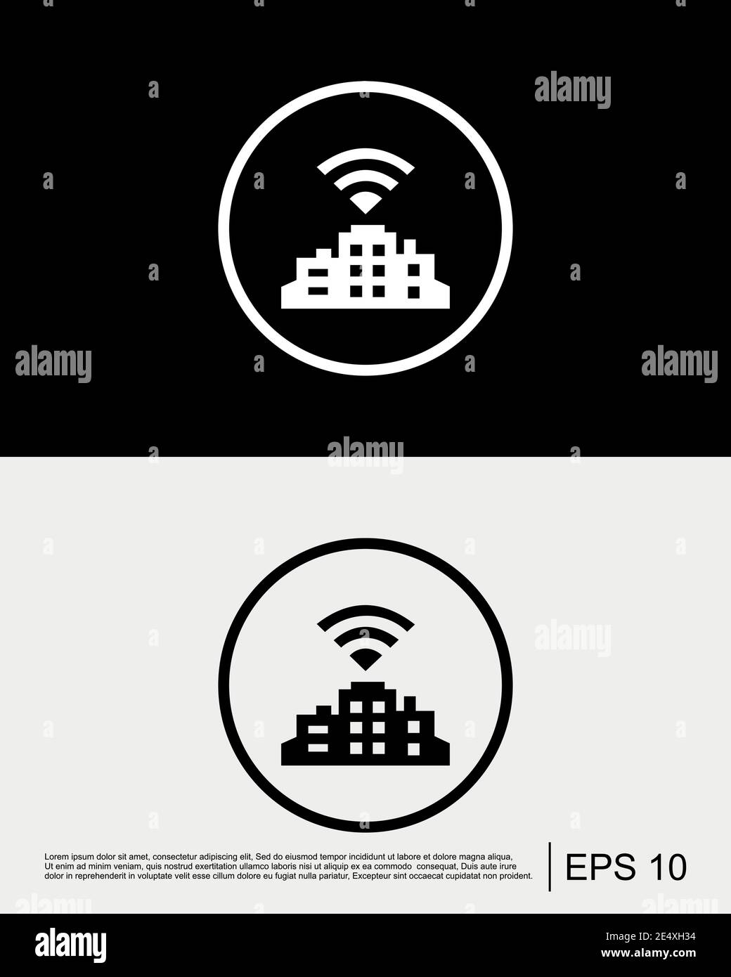 Smart house device line Black and White Stock Photos & Images - Alamy