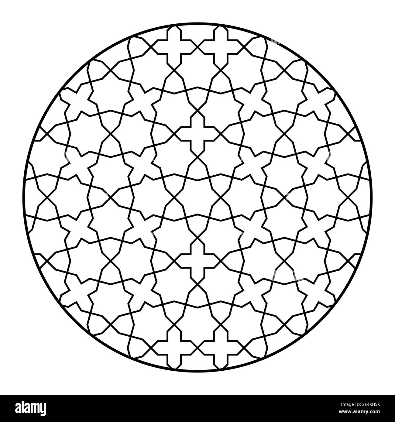 Simple Islamic Geometric Vector
