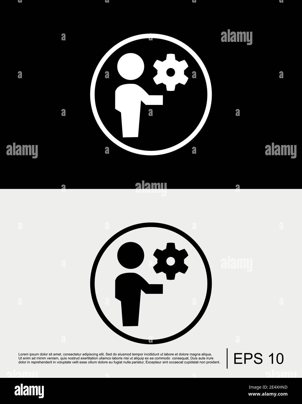 Technical Icon Template Stock Vector Image & Art - Alamy