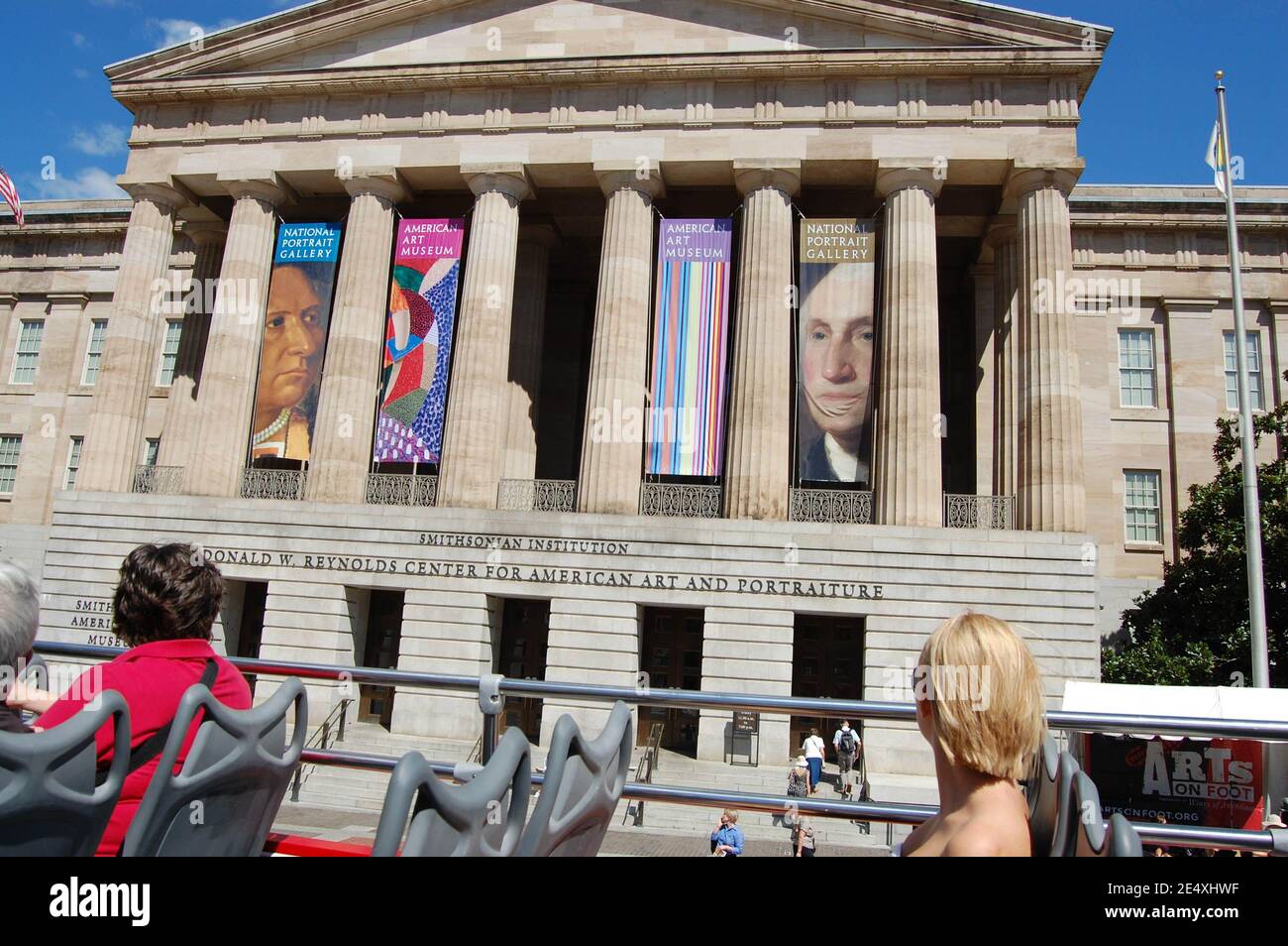 Smithsonian Institution American art and portraiture museum in Washington USA picture outside ...