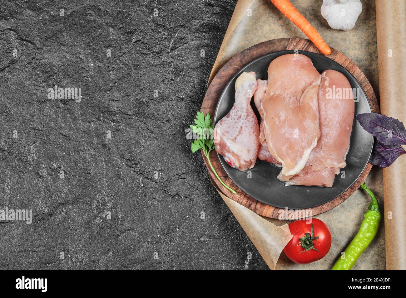 Chicken parts hi-res stock photography and images - Alamy