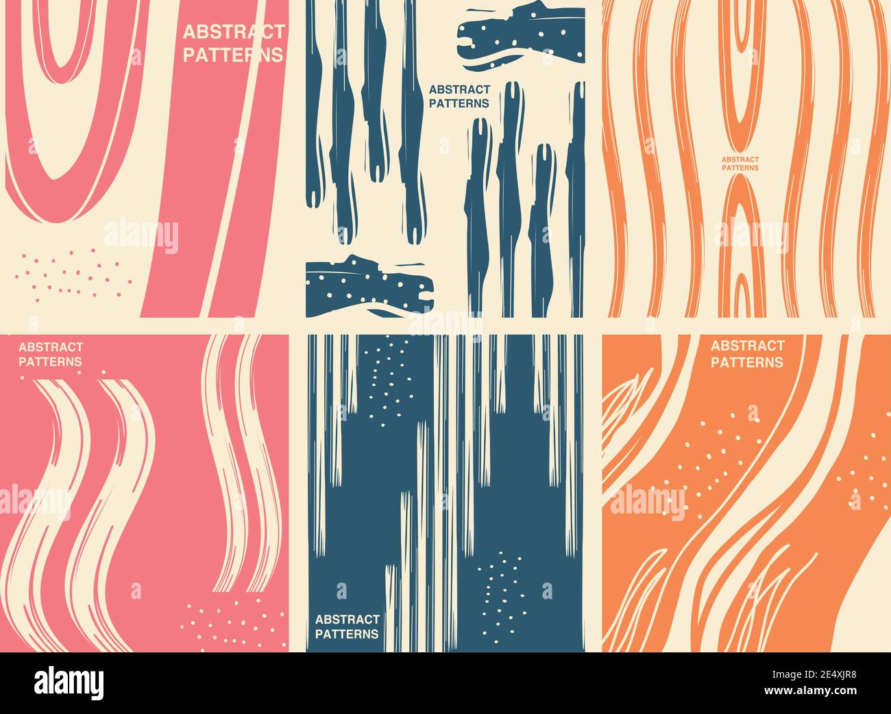 Abstract pattern backgrounds icon bundle design, Art and wallpaper ...