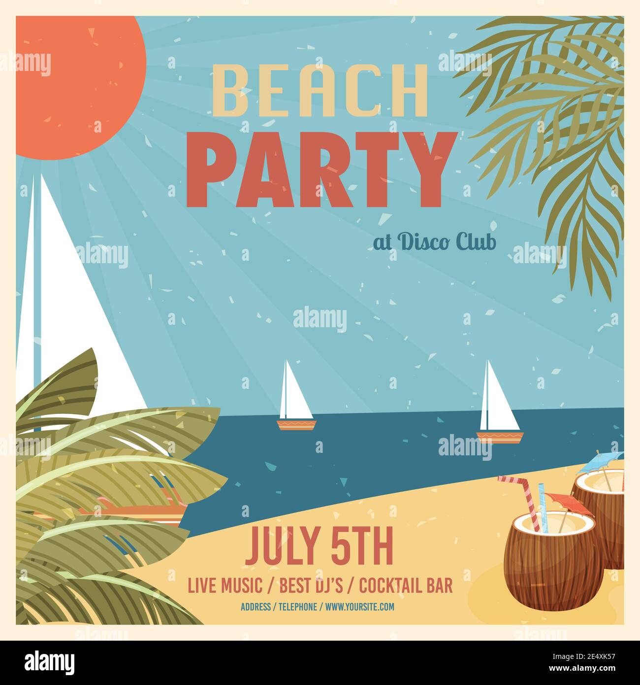 Vintage Poster Invitations