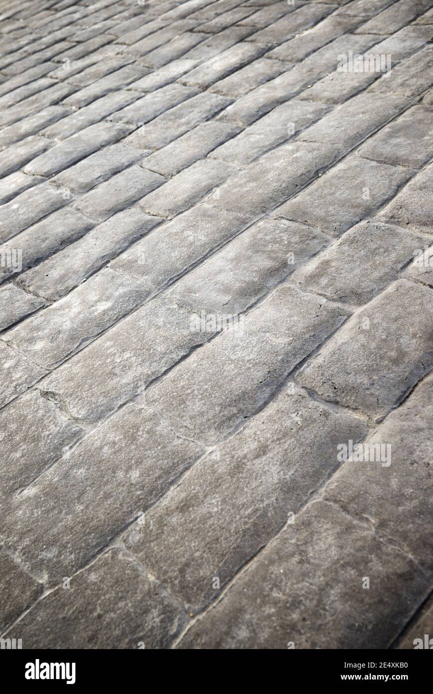 Floor of a street with stone tiles Stock Photo - Alamy
