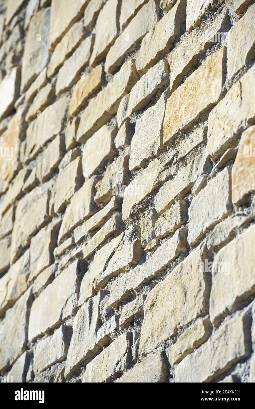 Stone wall background in the Pyrenees Stock Photo - Alamy