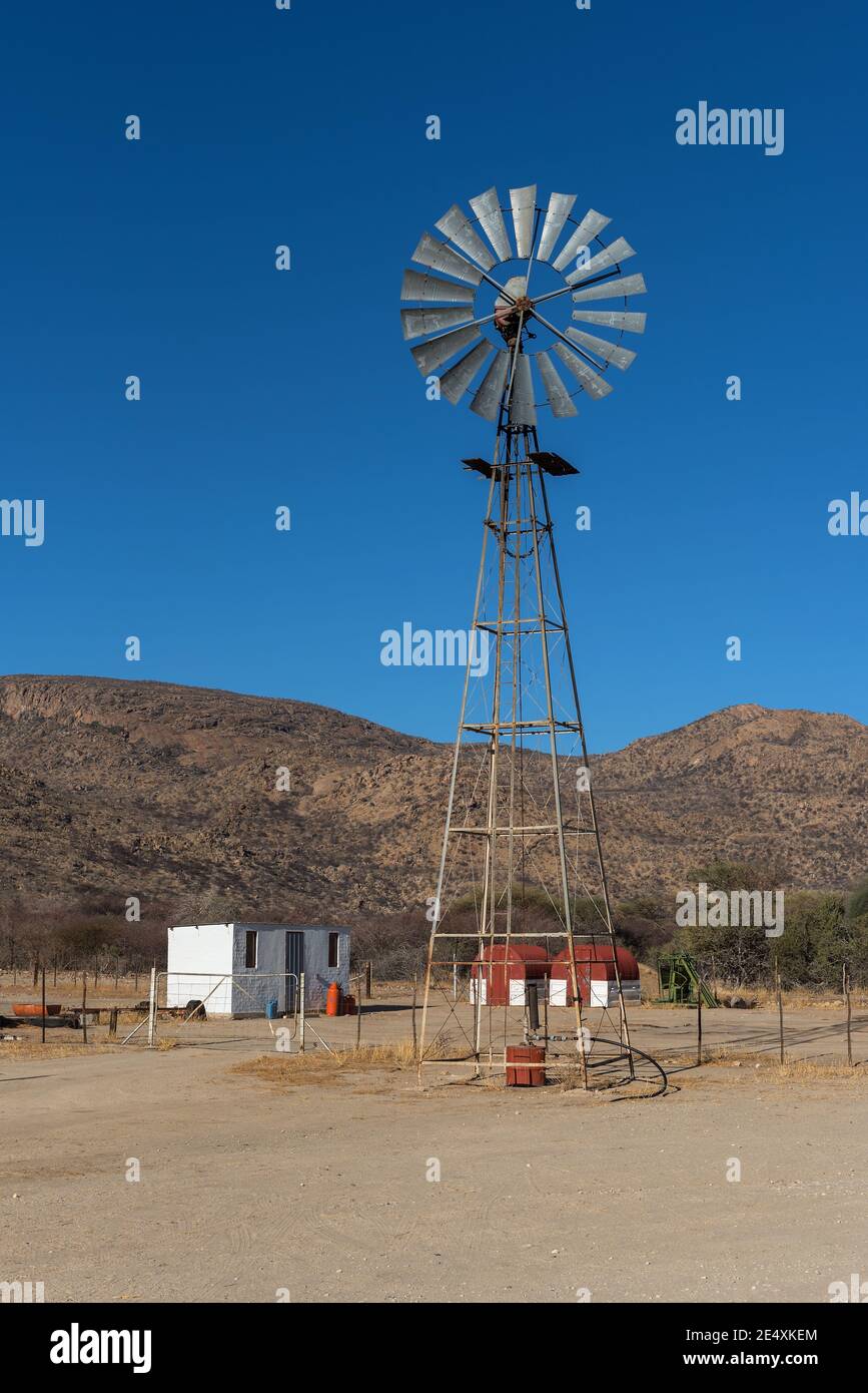 Windmill wheel wind rural hi-res stock photography and images - Alamy