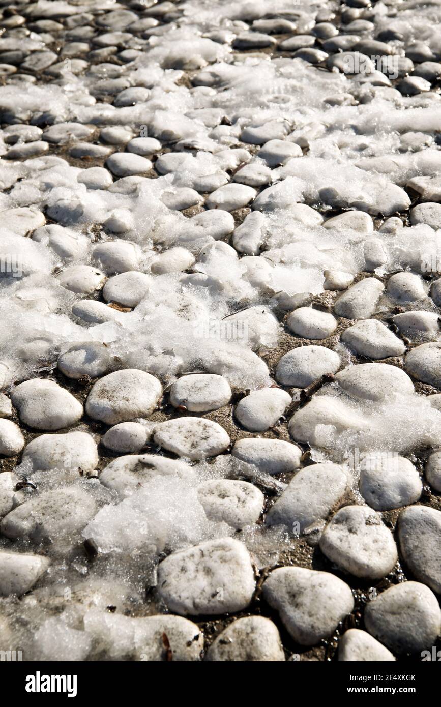 Floor of a street with stone tiles Stock Photo - Alamy