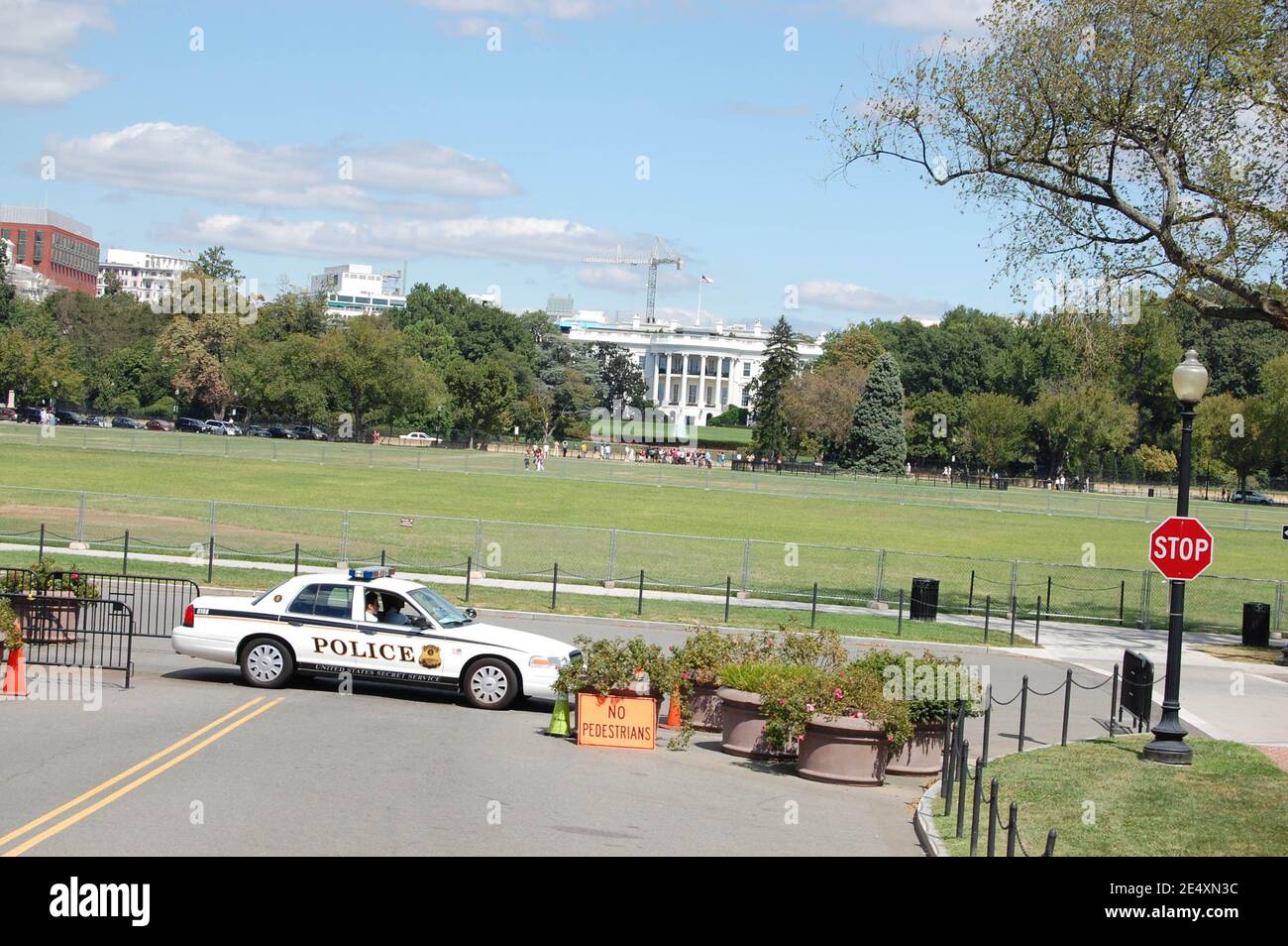 White Police Car House High Resolution Stock Photography and Images - Alamy