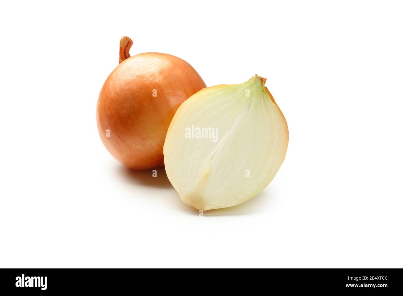 Natural raw onion isolated on white background Stock Photo - Alamy