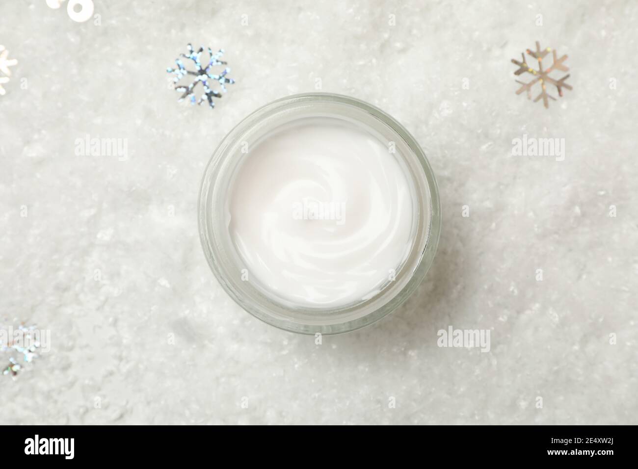 Cosmetic cream on decorative hi-res stock photography and images - Alamy