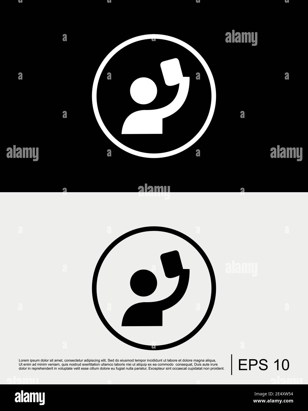 Self Portrait Icon Template Stock Vector Image & Art - Alamy