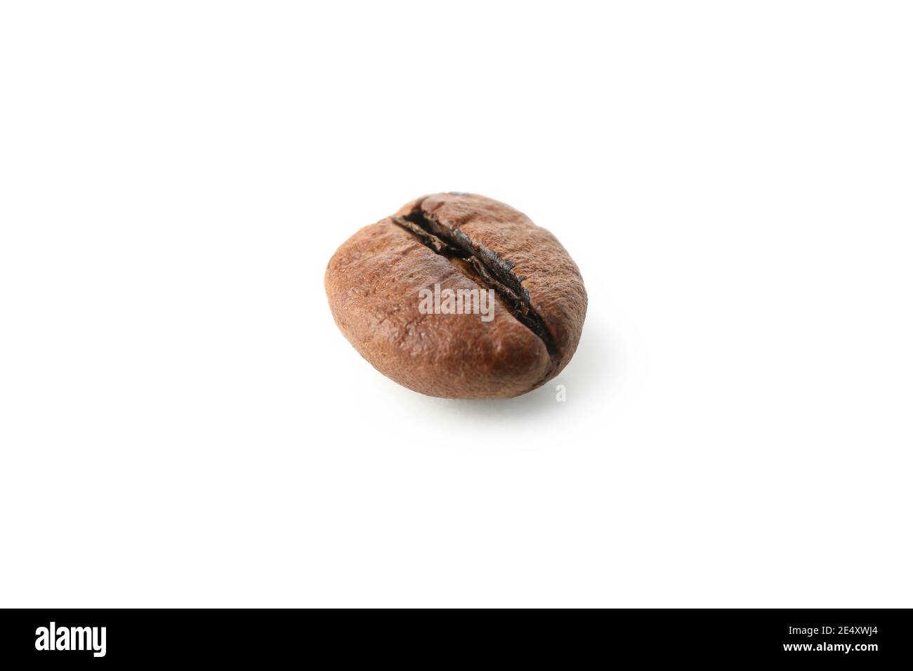 One coffee seed isolated on white background Stock Photo - Alamy