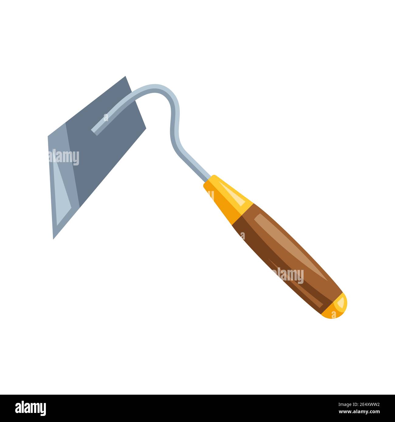Illustration of garden hoe Stock Vector Image & Art - Alamy