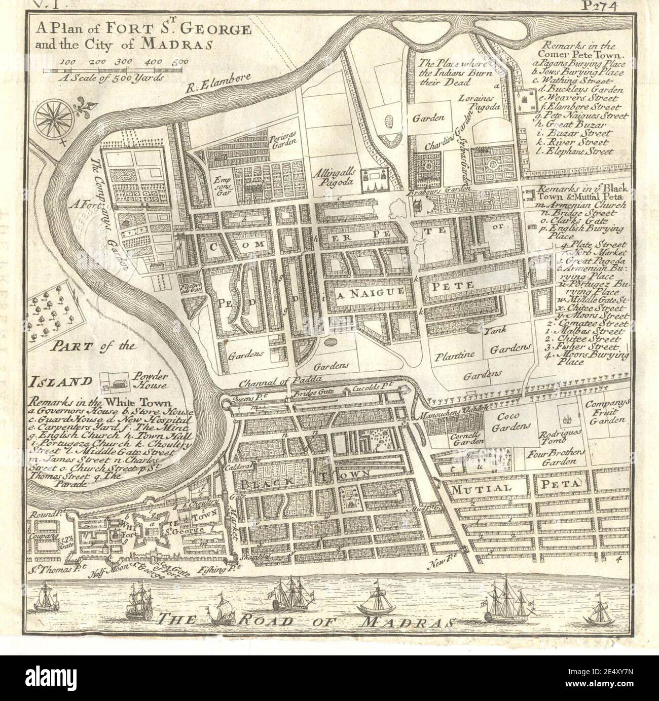 Fort st george chennai hi-res stock photography and images - Alamy