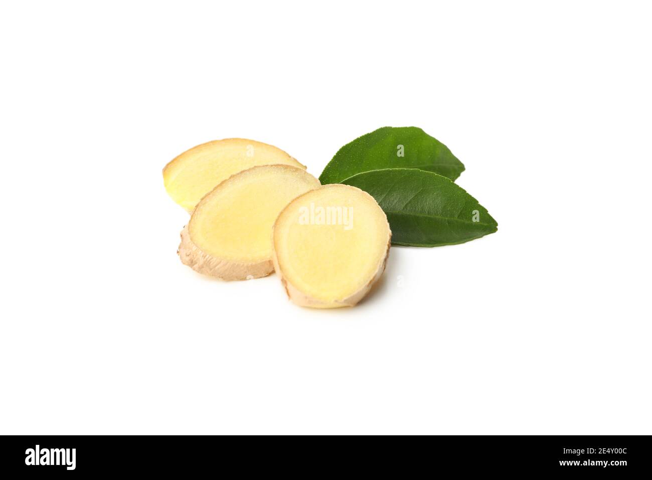 Fresh raw ginger isolated on white background Stock Photo - Alamy