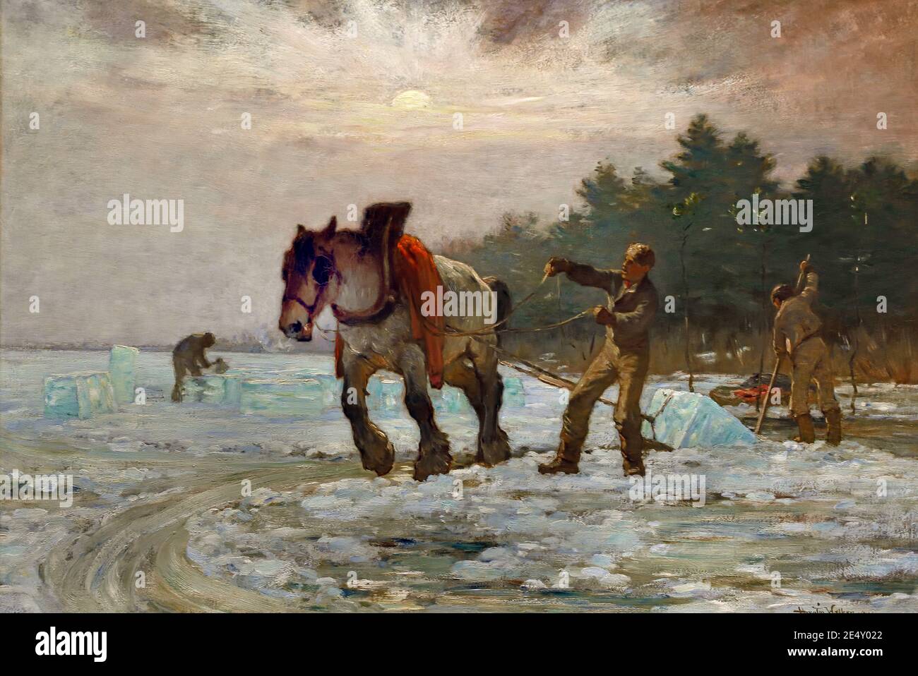 The Ice Cutters 1904 Horatio Walker, Listowel, Ontario, 1858 – Sainte ...