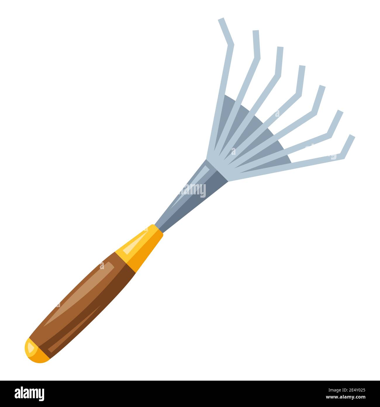 Illustration of garden rake Stock Vector Image & Art - Alamy