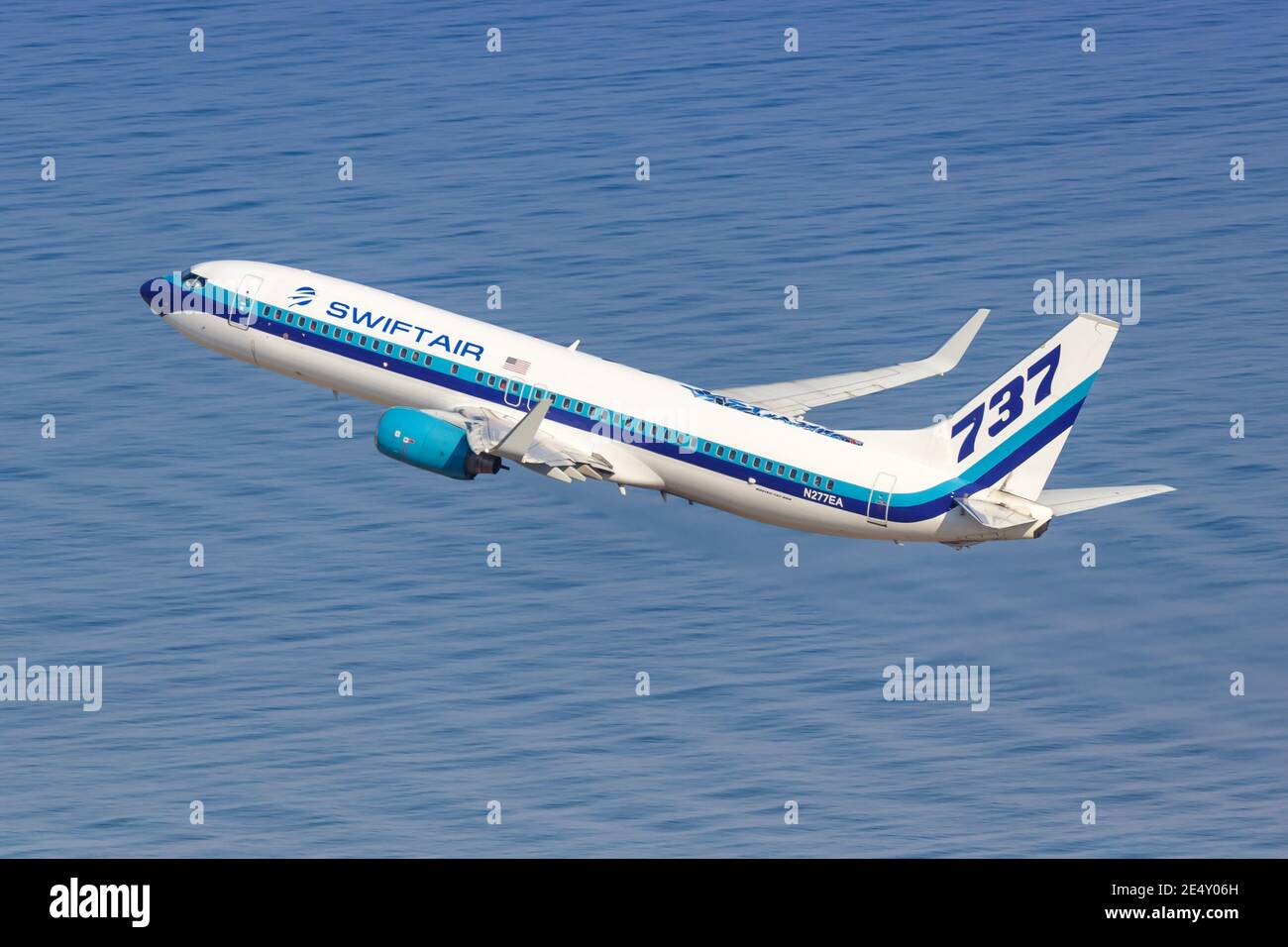 Rhodes, Greece – September 13, 2018: Swiftair Boeing 737 airplane at ...
