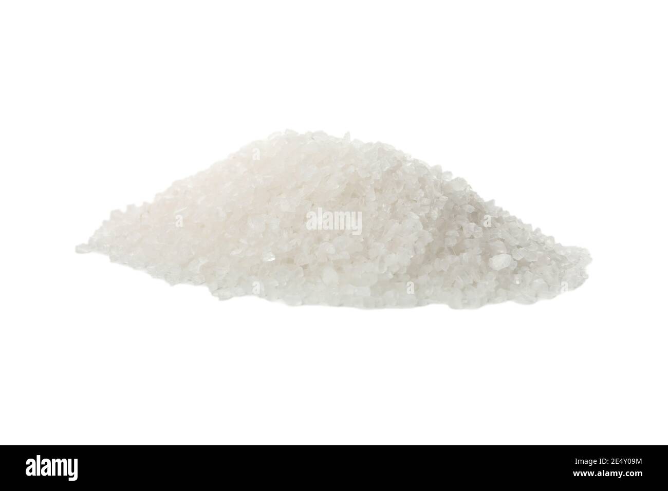 Stack of salt isolated on white background Stock Photo - Alamy
