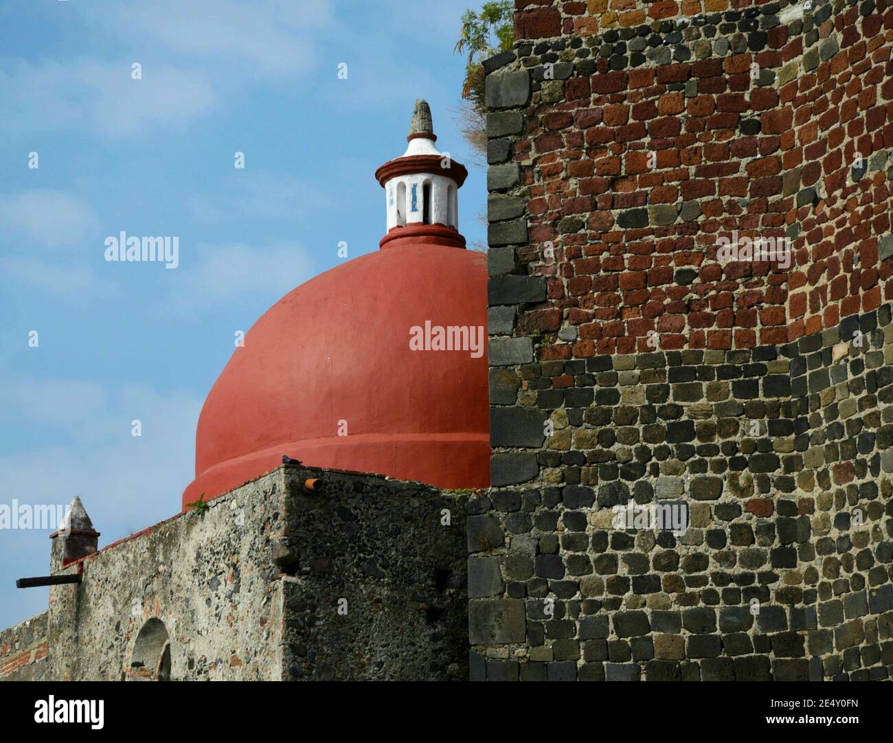 Dome view of the Baroque architecture Franciscan Convent of San ...