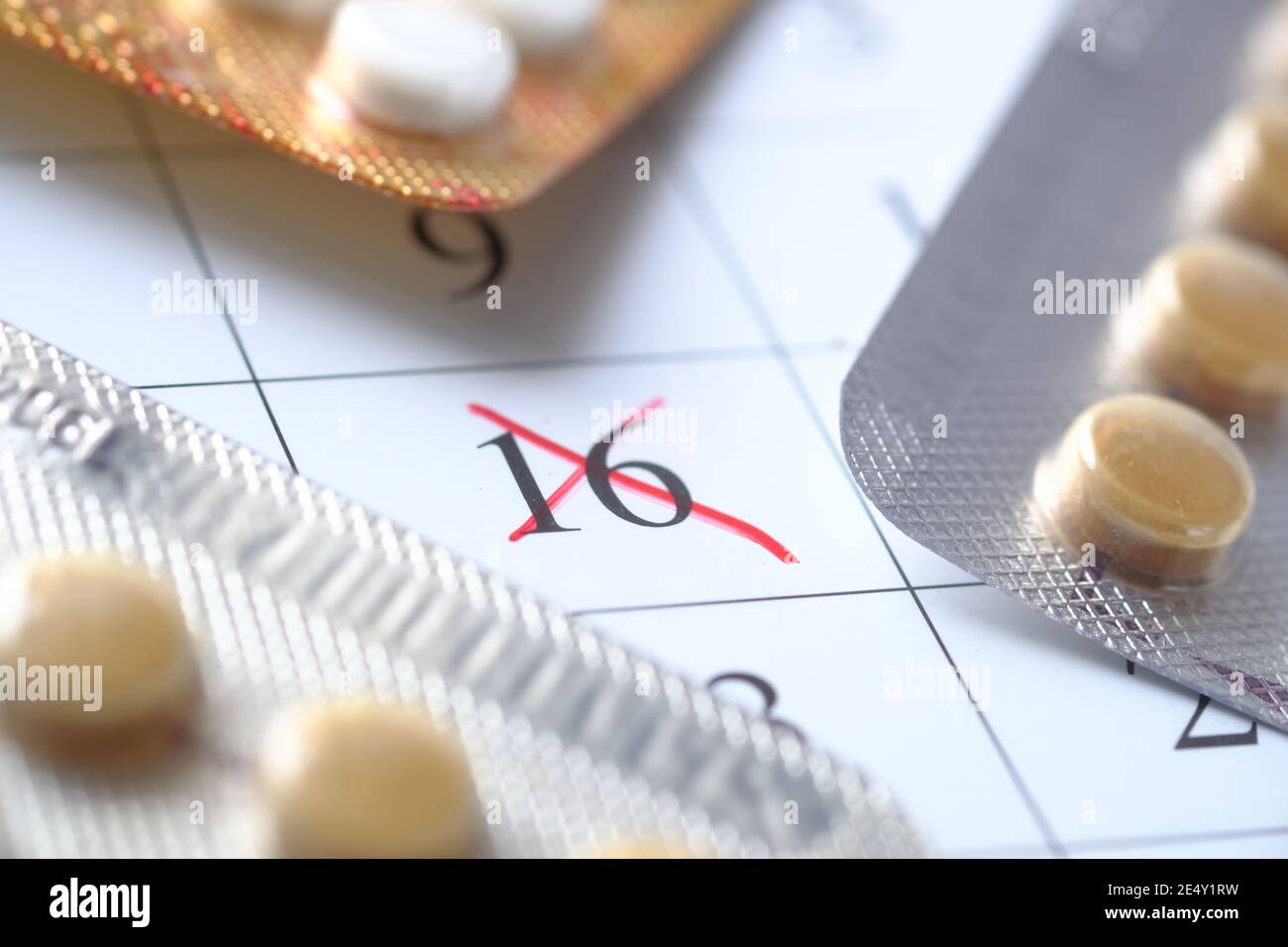 Packet of birth control hi-res stock photography and images - Alamy