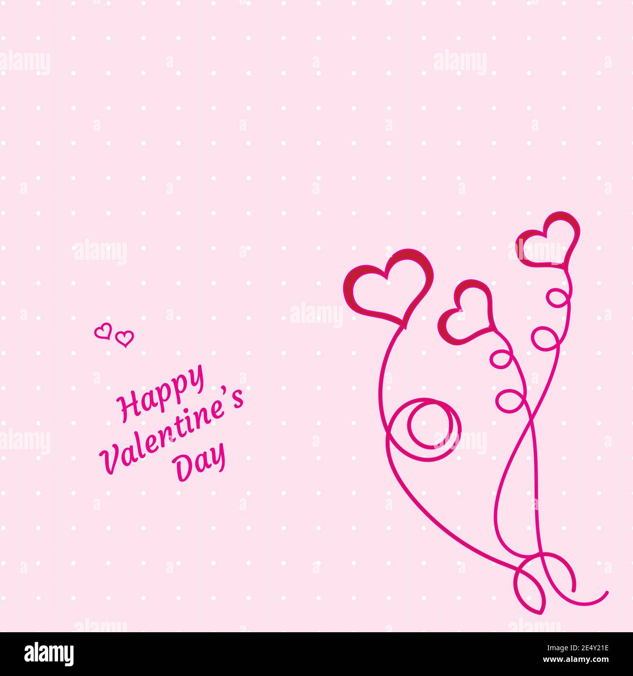 Simple valentine's day background illustration Stock Vector Image & Art ...