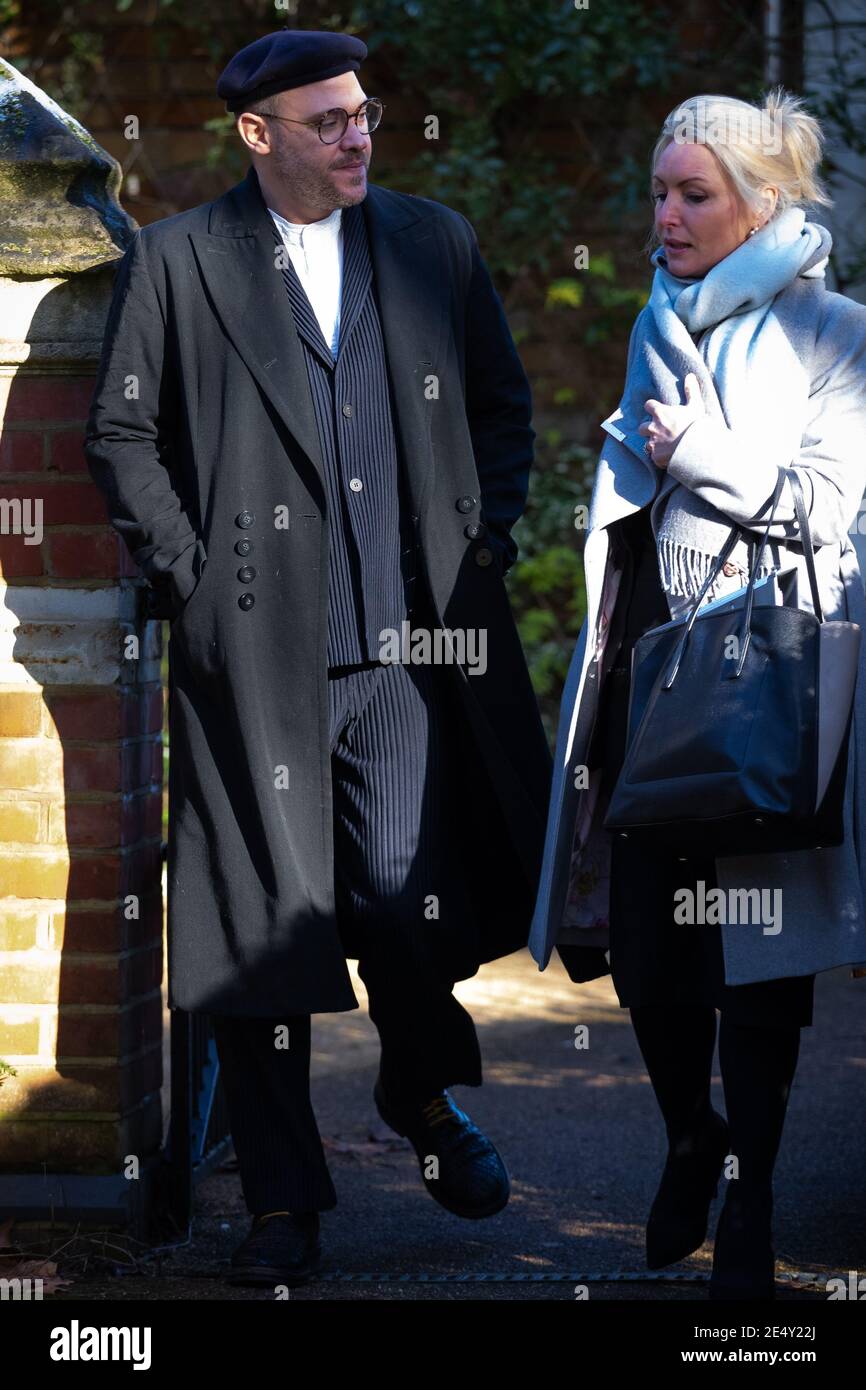 Singer Will Young outside St Pancras Coroner's Court, London, during ...
