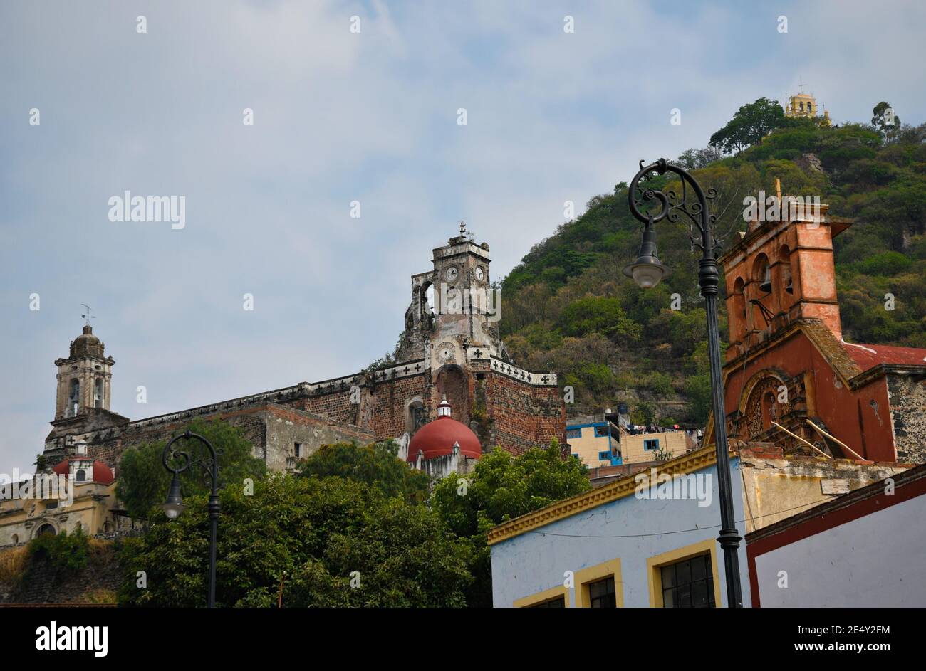 Exterior view of the Baroque architecture Franciscan Convent of San ...