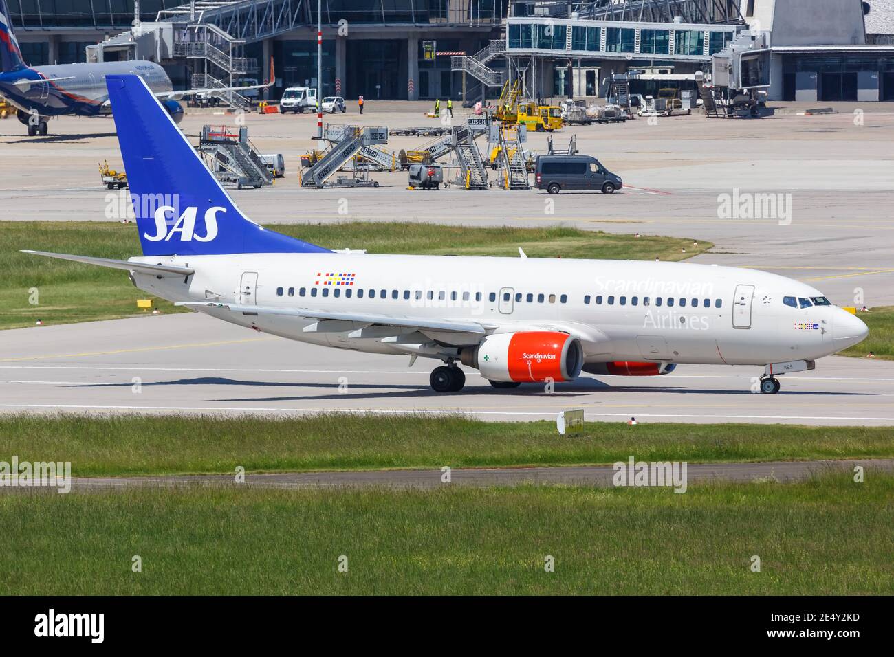 Stuttgart, Germany – May 21, 2018: SAS Scandinavian Airlines Boeing 737 ...
