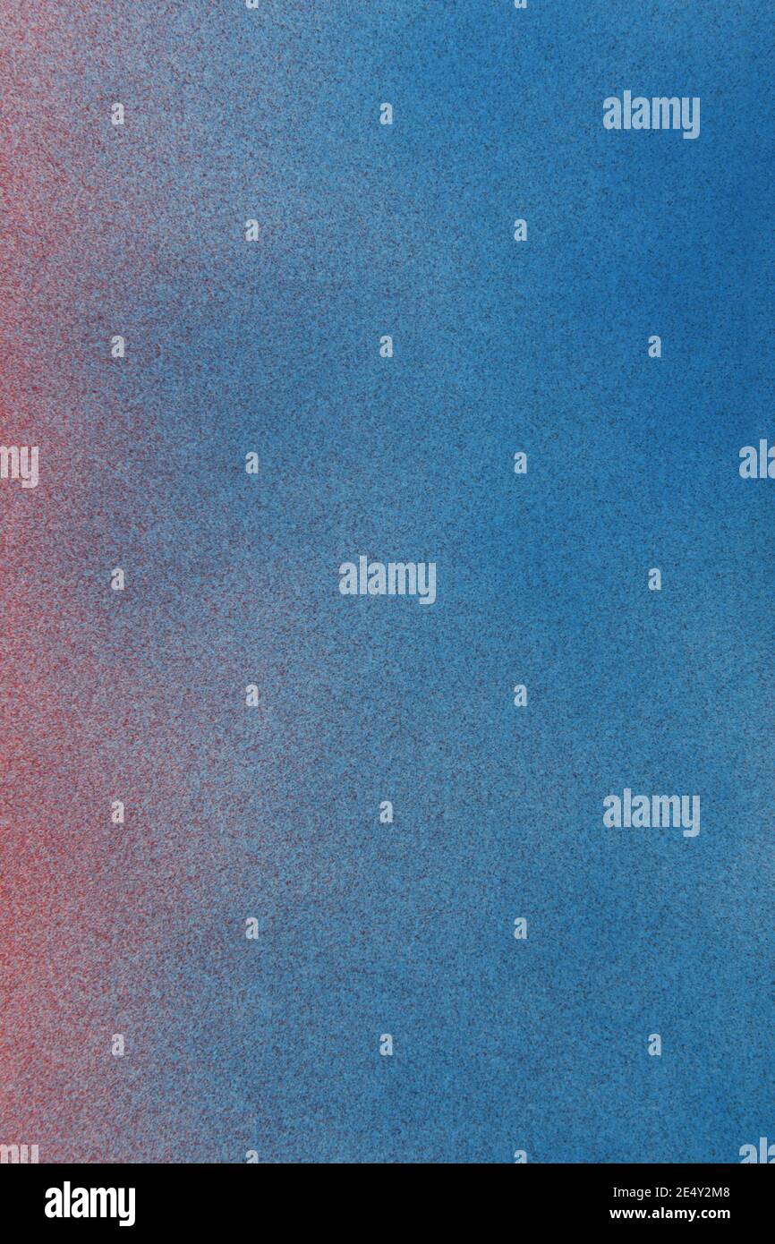 spray paint gradient from red to blue on a white paper background Stock ...
