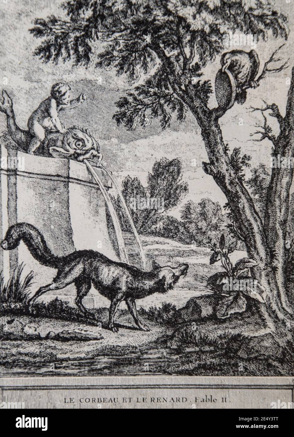 Le Corbeau Et Le Renard Fables De La Fontaine Editeur Talan Dier 1904