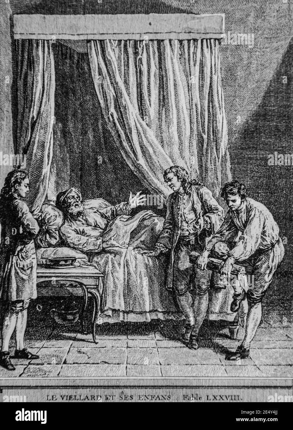 le viellard et ses enfants,fables de la fontaine,editeur talan,dier ...