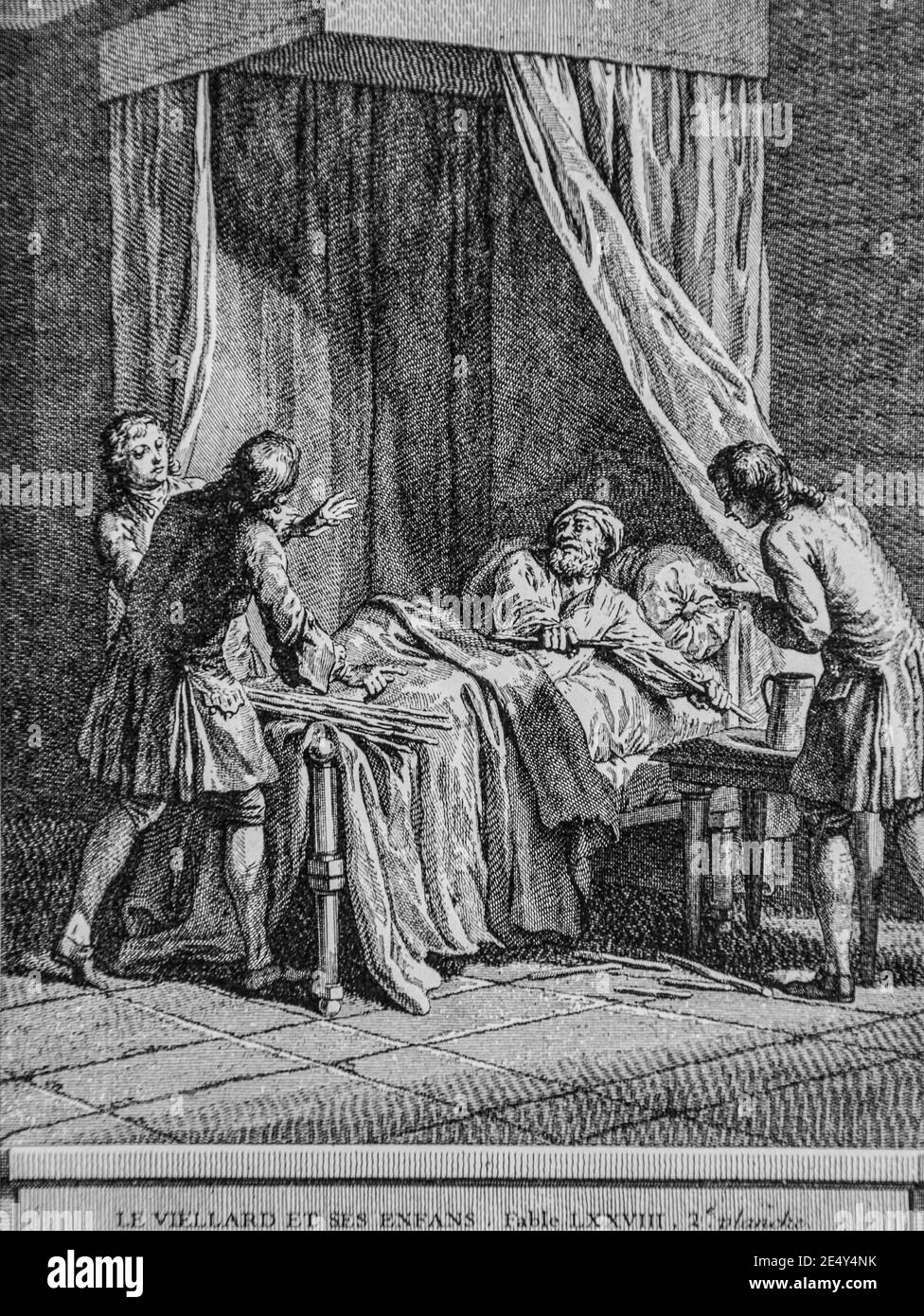 le viellard et ses enfants,fables de la fontaine,editeur talan,dier ...
