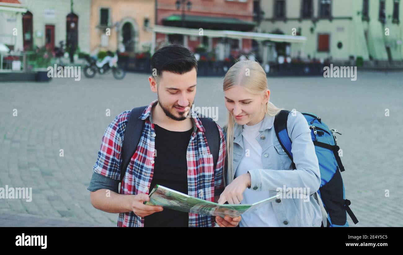 Tourists With Map