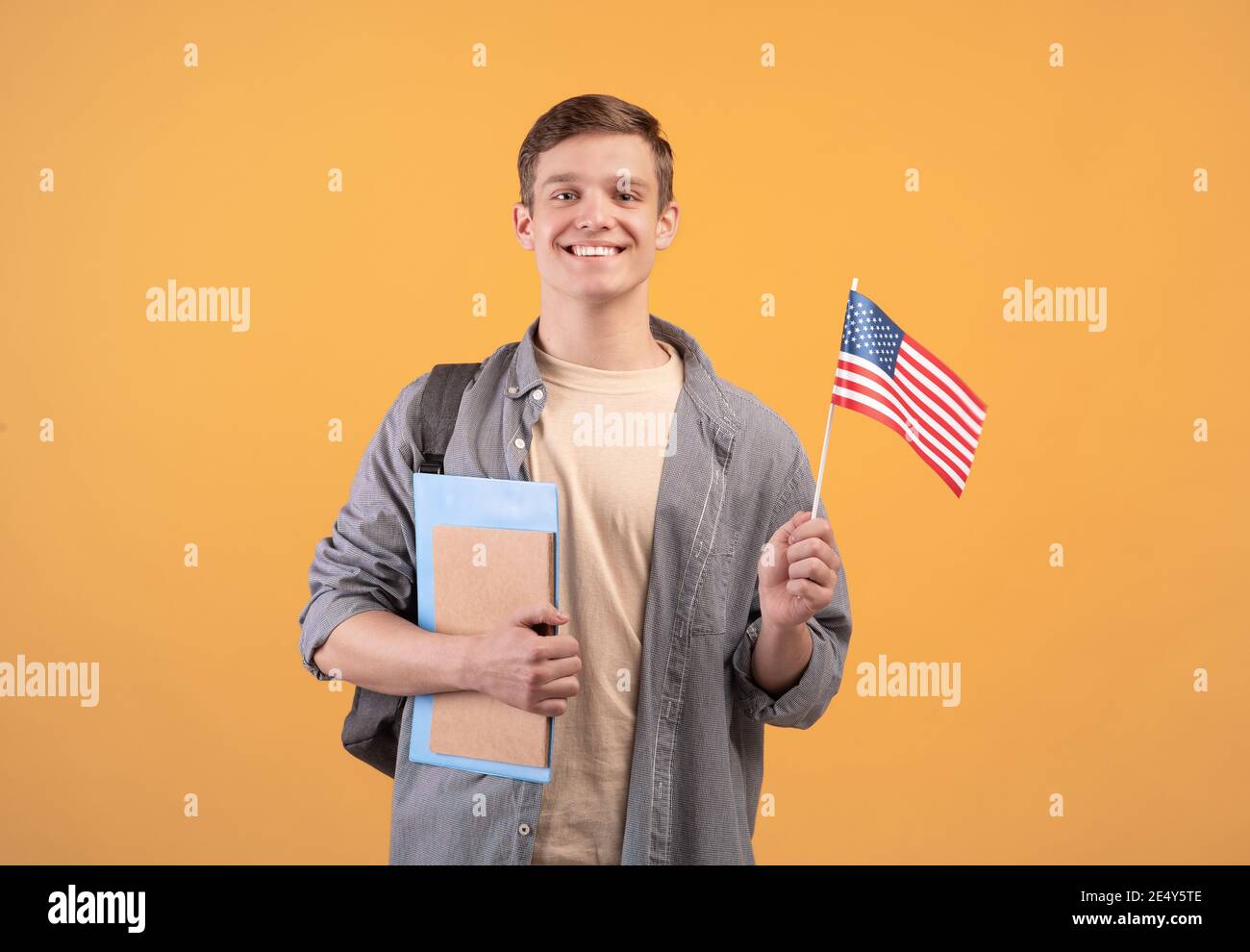 Education in USA, student exchange and learning english Stock Photo - Alamy