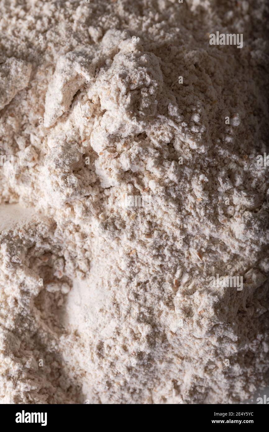 Whole Wheat Flour. Background and texture Stock Photo - Alamy