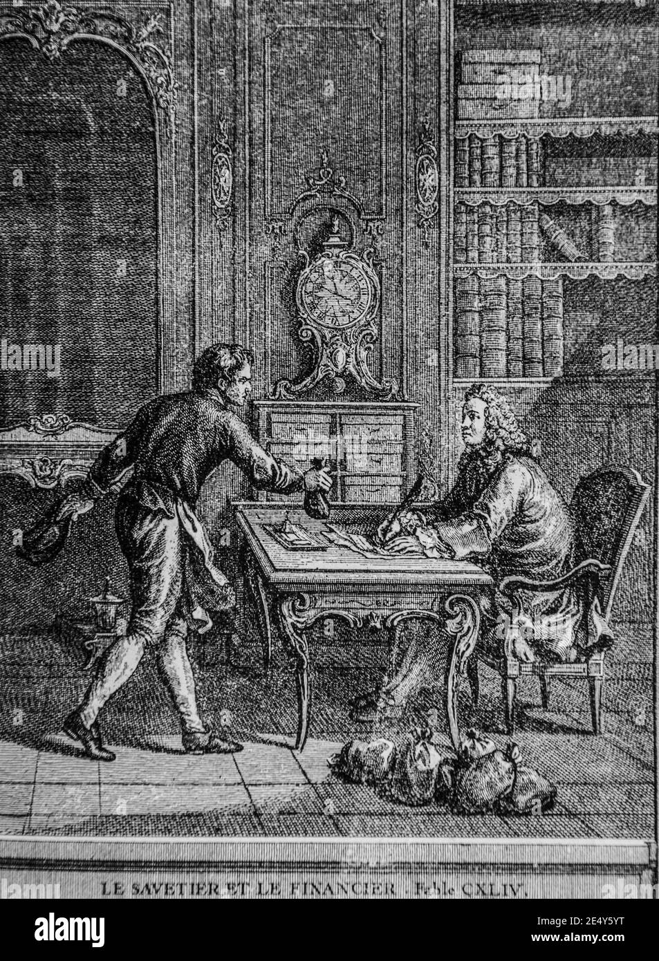 le savetier et le financier ,fables de la fontaine,editeur talan,dier ...