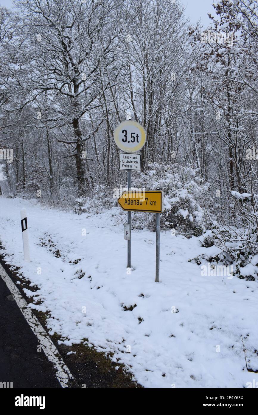 road to Adenau Stock Photo - Alamy